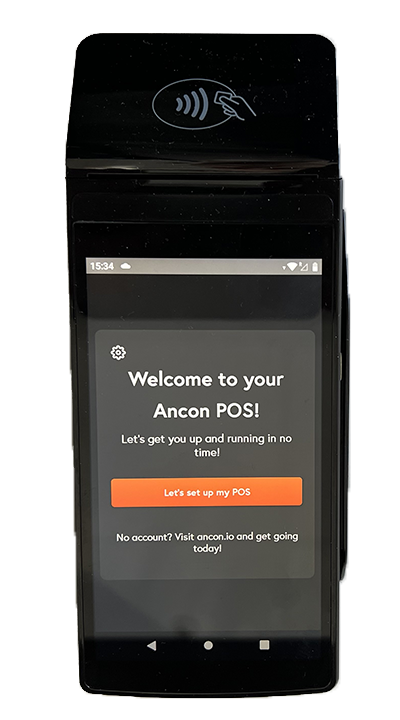 Starta upp Ancon POS appen i BLAST (Adyen S1F2)